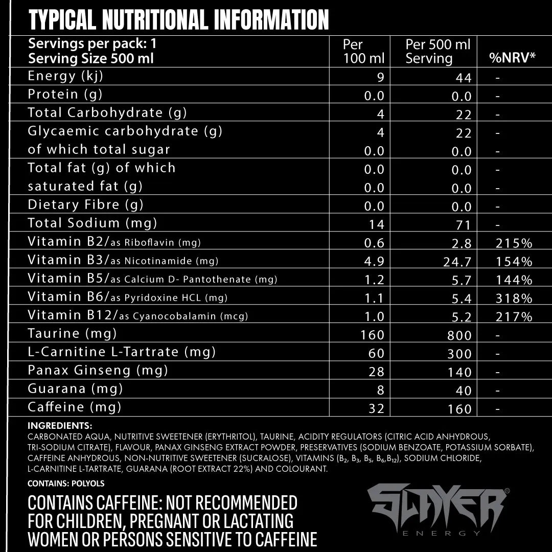 Slayer Energy – Muscle Mecca South Africa